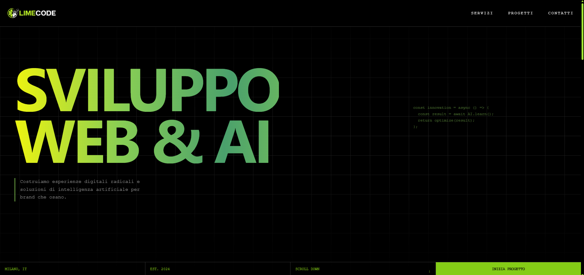Lime Code - Soluzioni Digitali Innovative